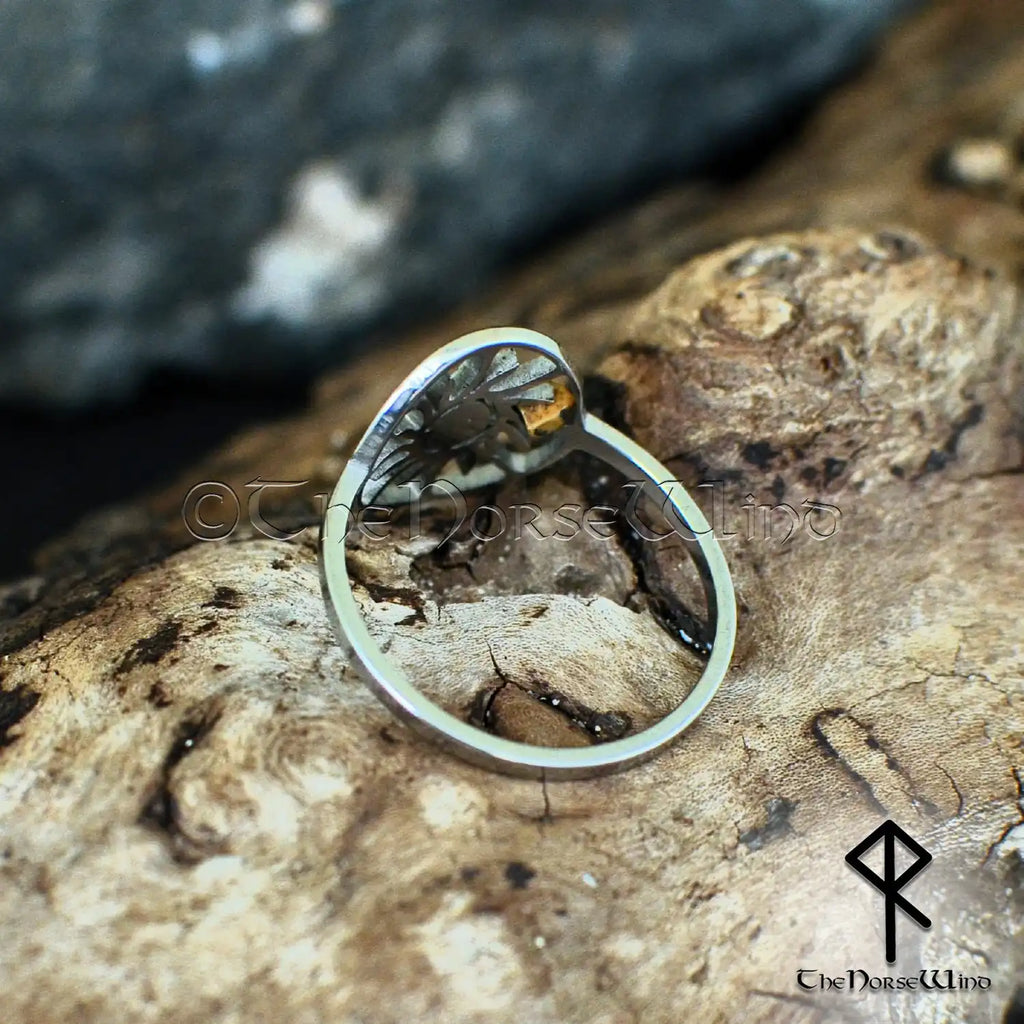 Celtic Sun Solstice Ring - Stainless Steel Norse Jewelry | The Norse Wind