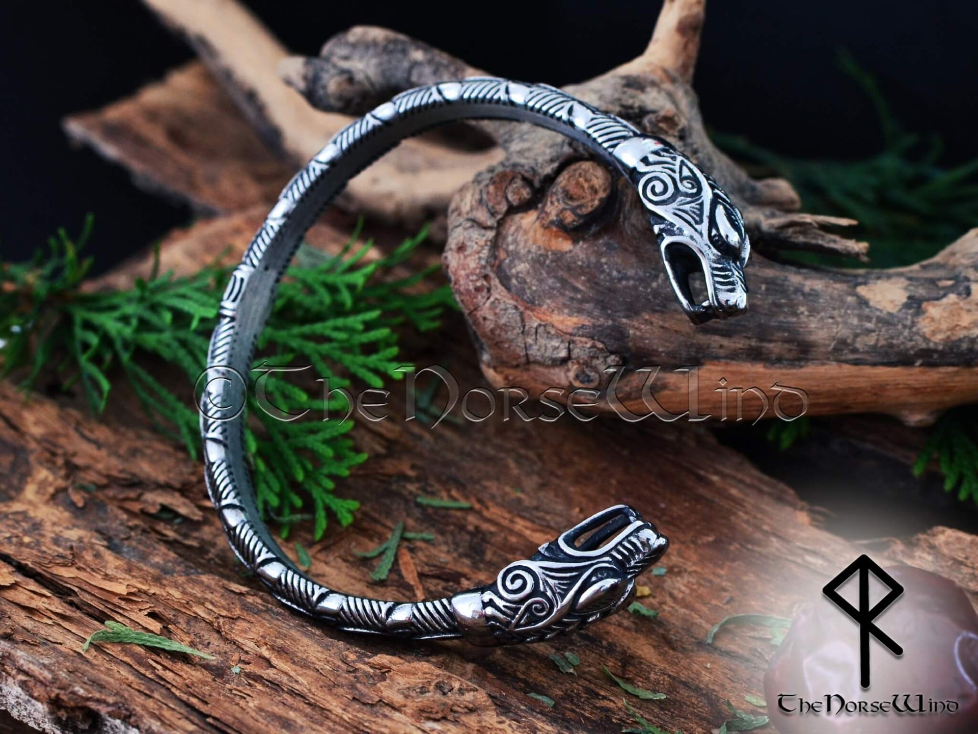 Viking Dragon Head Bracelet – Nidhogg Dragon Arm Ring for Men | The ...