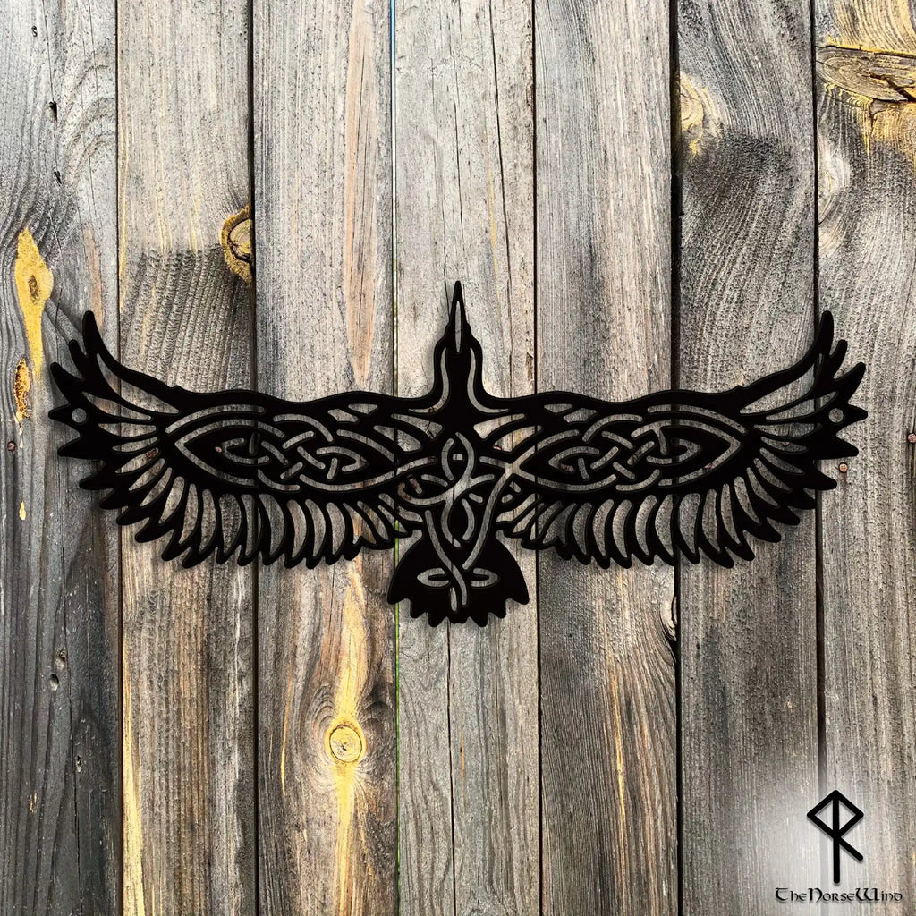 Viking Raven Wall Art – Odin’s Ravens Norse Decor | The Norse Wind