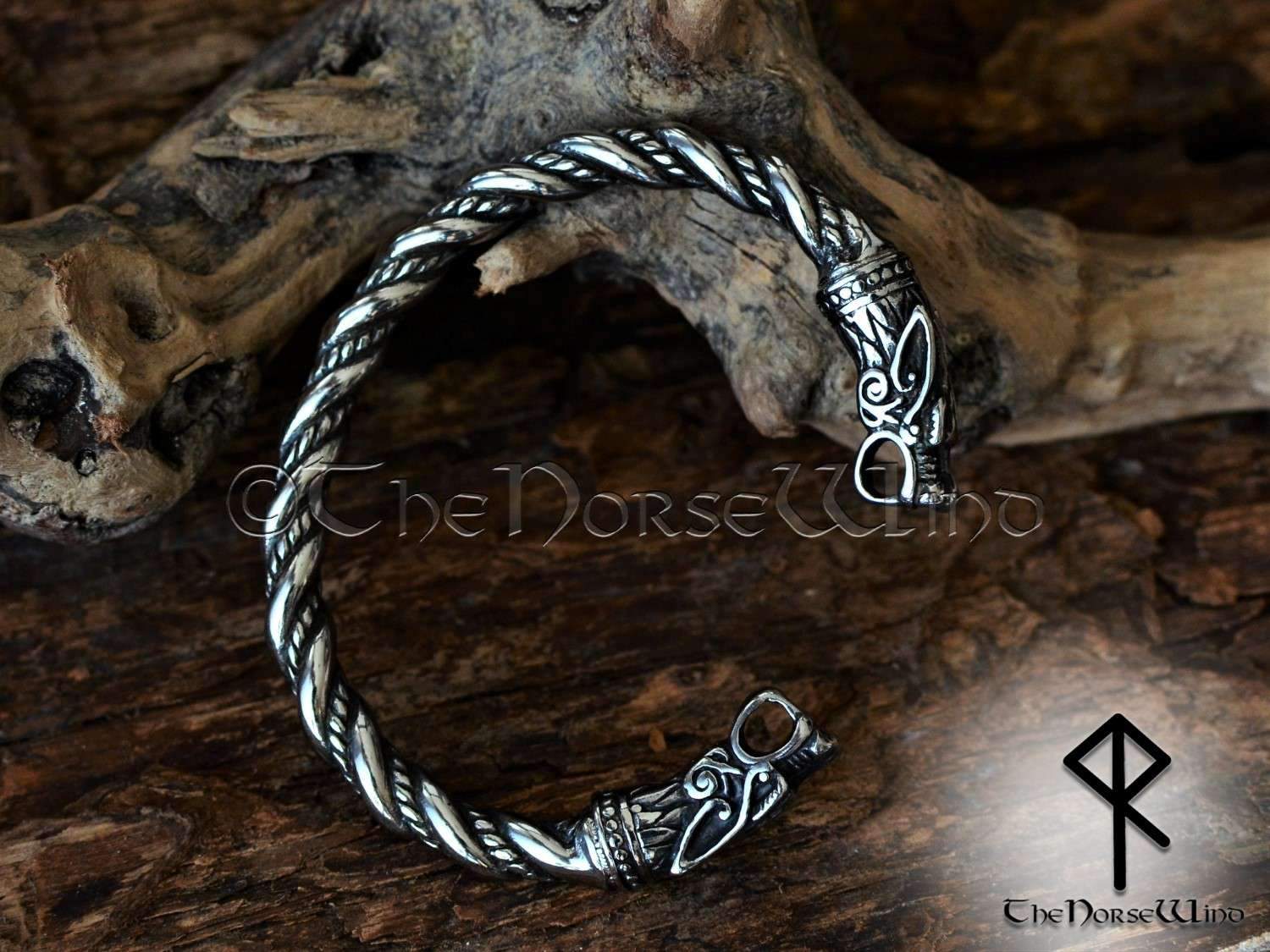 Viking Wolf Bracelet | Fenrir Arm Ring | Viking Jewelry - TheNorseWind ...