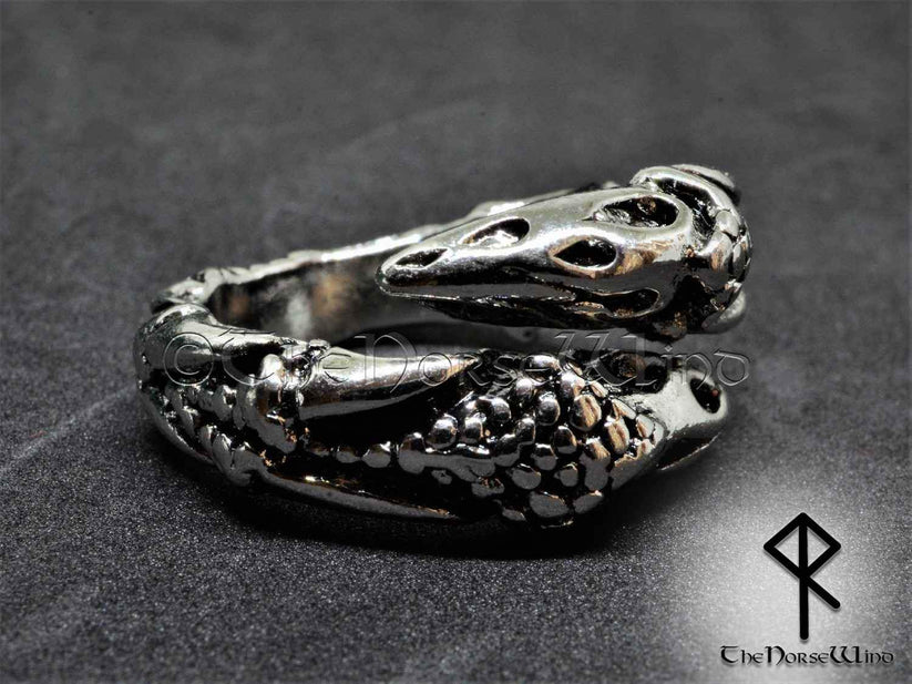 Viking Raven Ring | Hugin & Munin Odin's Ravens Ring - TheNorseWind ...