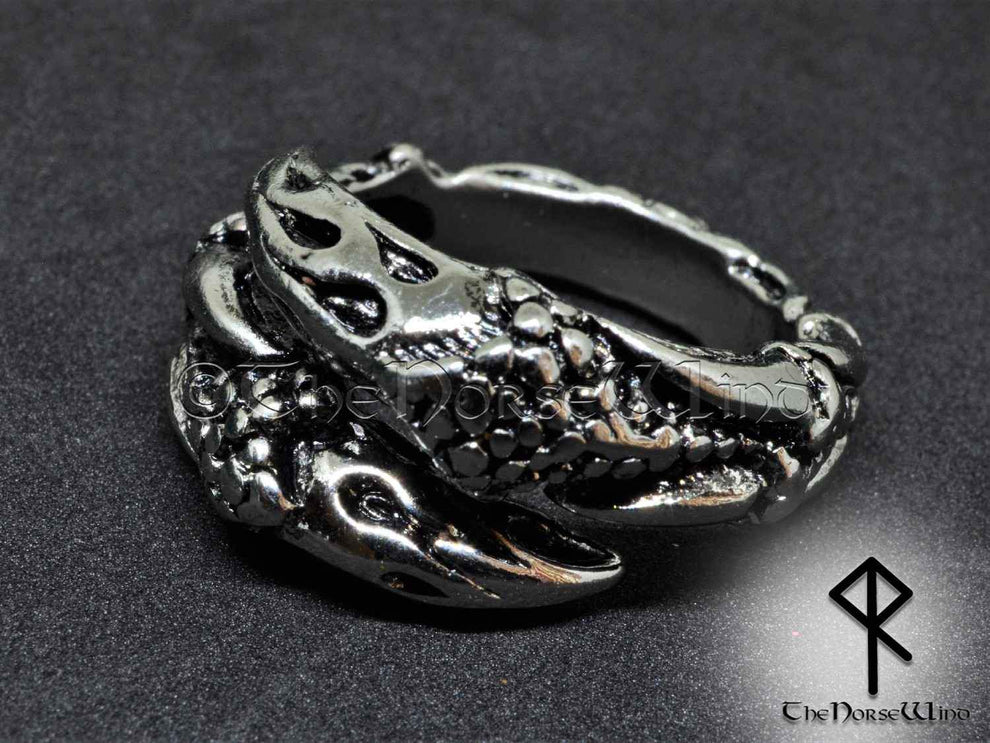 Viking Raven Ring | Hugin & Munin Odin's Ravens Ring - TheNorseWind ...