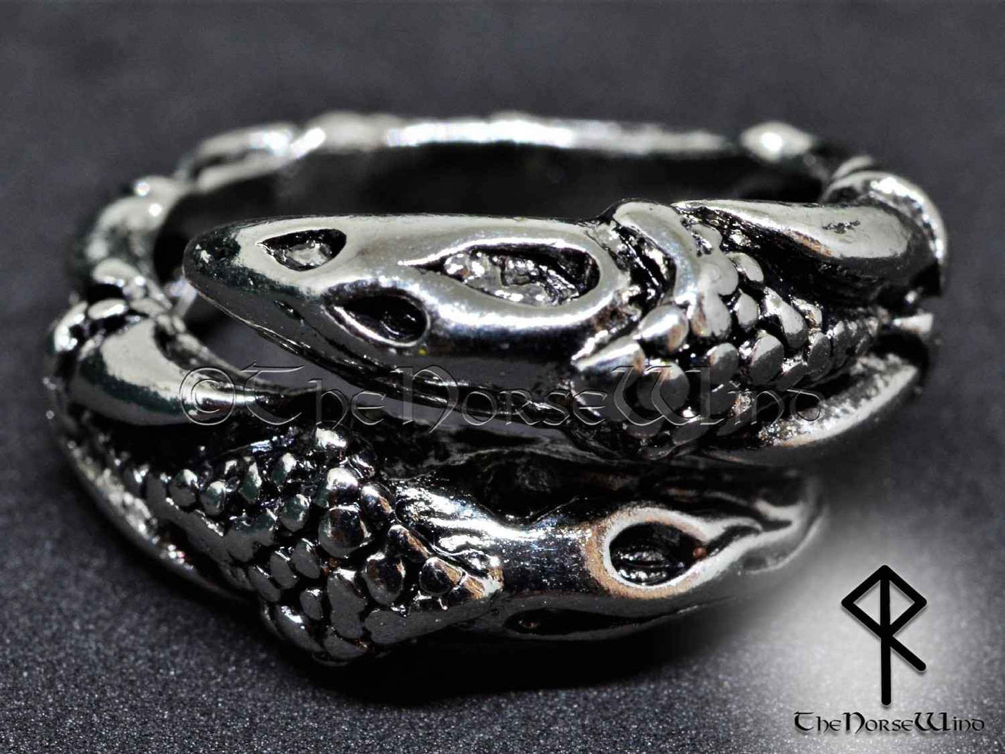 Viking Raven Ring | Hugin & Munin Odin's Ravens Ring - TheNorseWind ...